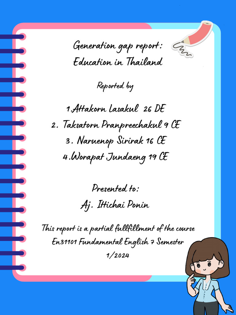 Generation Gap Final Product | PDF