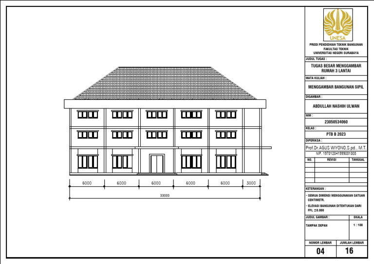 Denah Sekolah 3 Lantai Ulwannn (11) - Model 4 | PDF