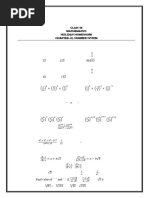 Important Questions For Class 9 Maths Chapter 1 | PDF | Numbers | Square Root
