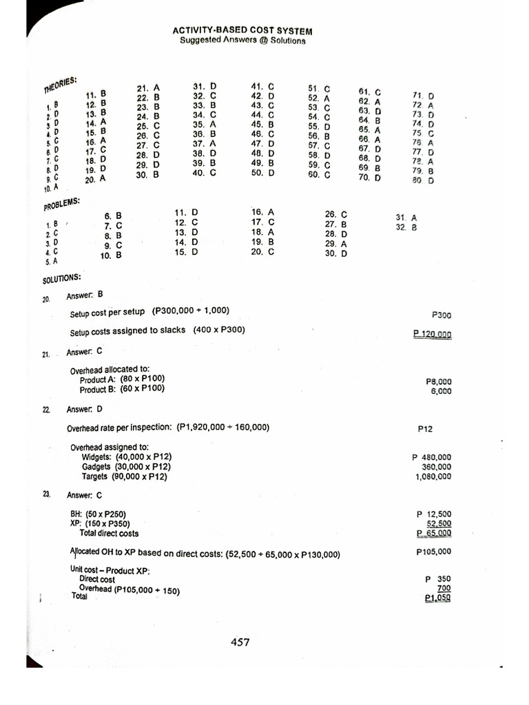 ABC Answer Key | PDF