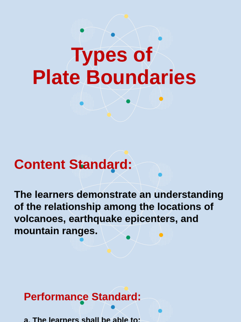 Types of Plate Boundaries | PDF