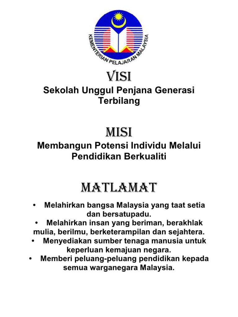 Visi Dan Misi KPM | PDF