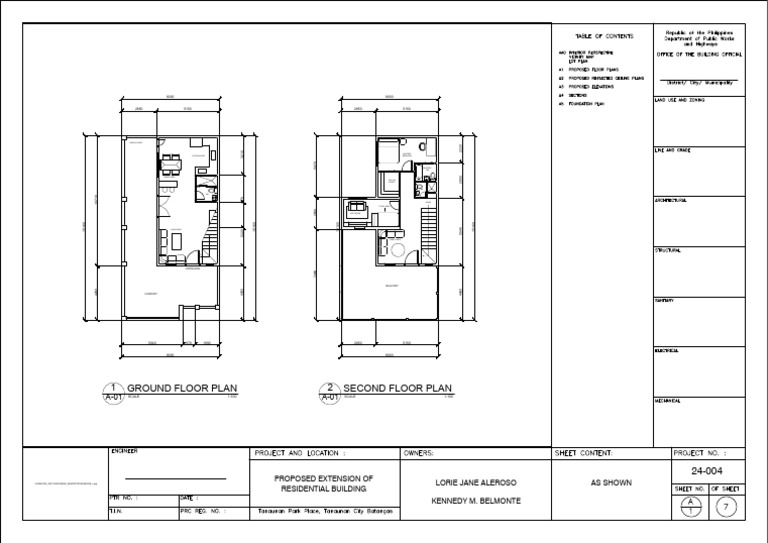 Ground Floor Plan 1 Second Floor Plan 2 | PDF