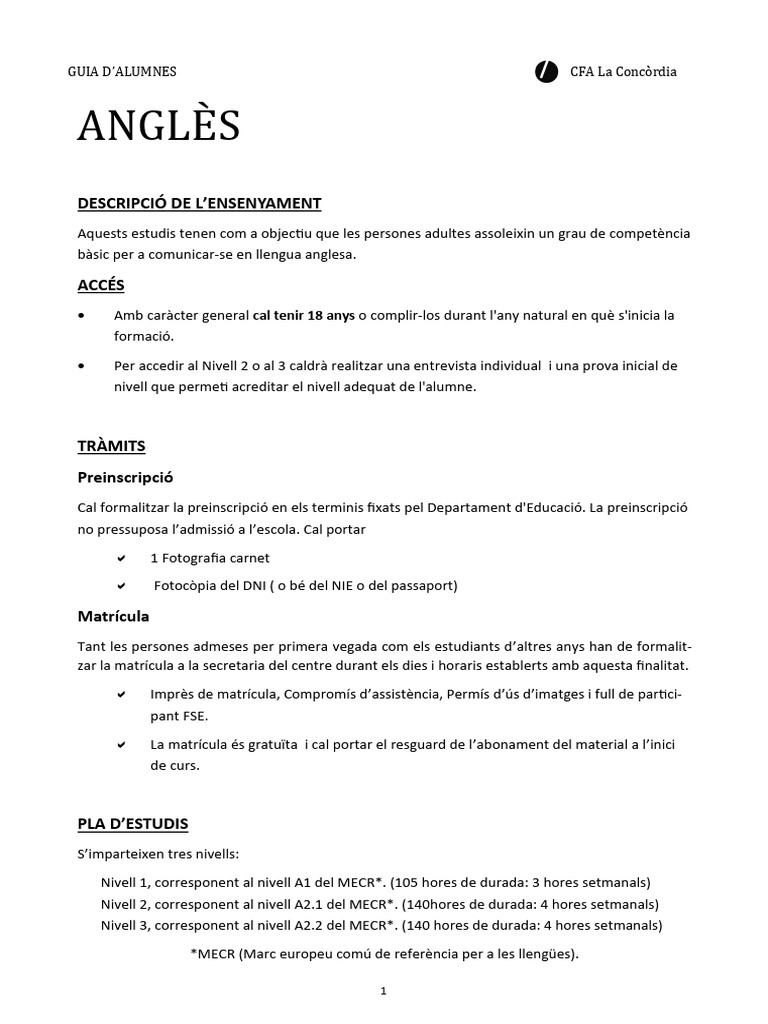 Guia Angles | PDF