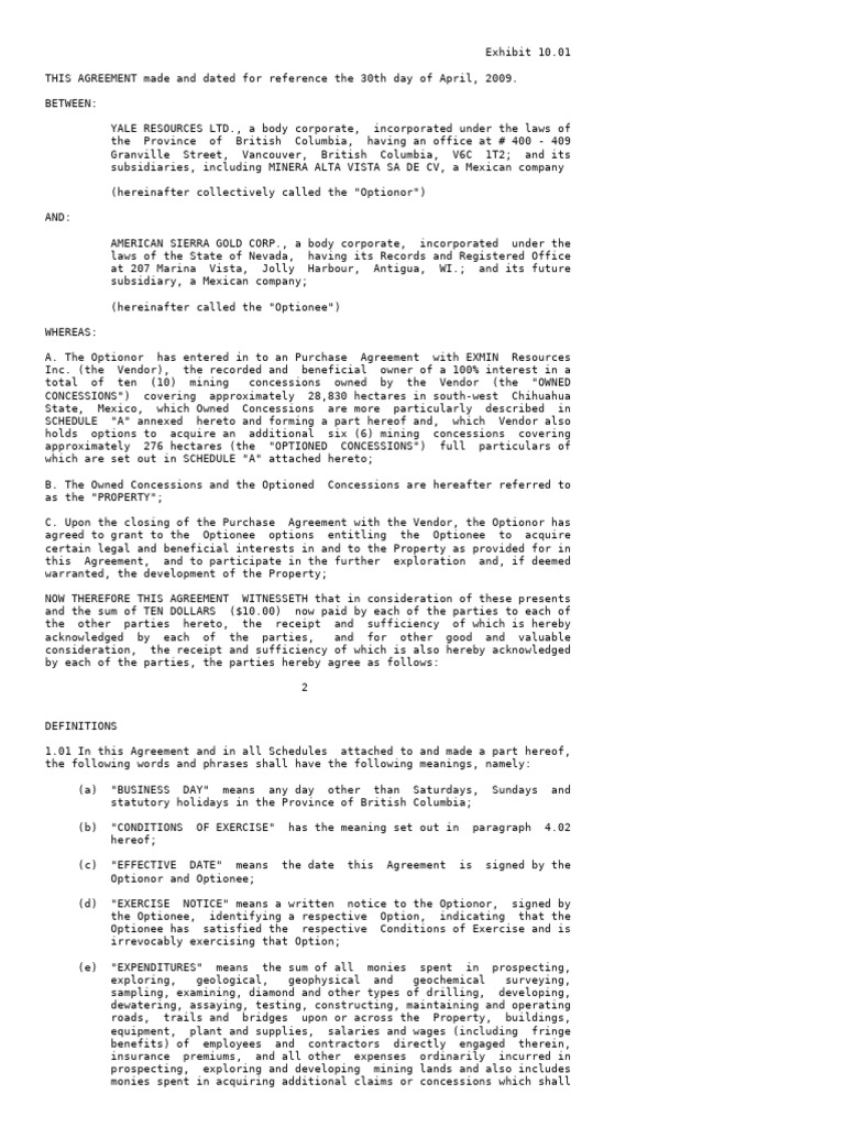 Agreement | PDF