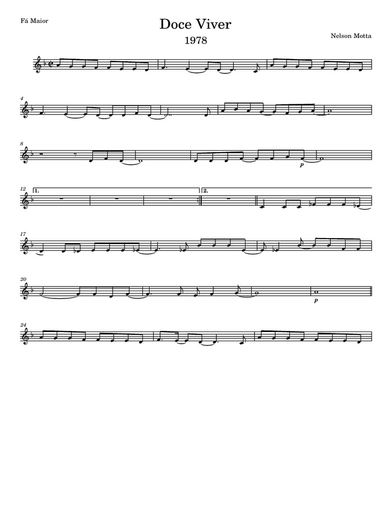 Doce Viver - 1978 - Nelson Motta | PDF