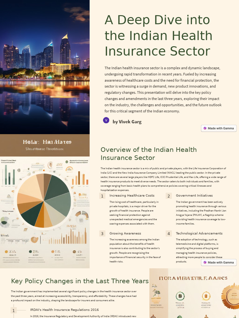 A Deep Dive Into The Indian Health Insurance Sector | PDF