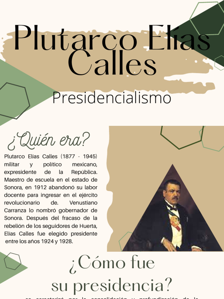 Plutarco Elias Calles | PDF | México | Gobierno