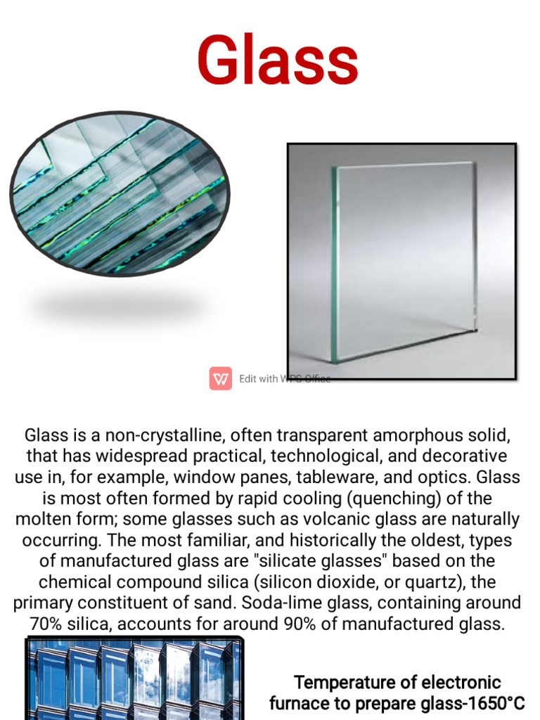 A) Glass | PDF