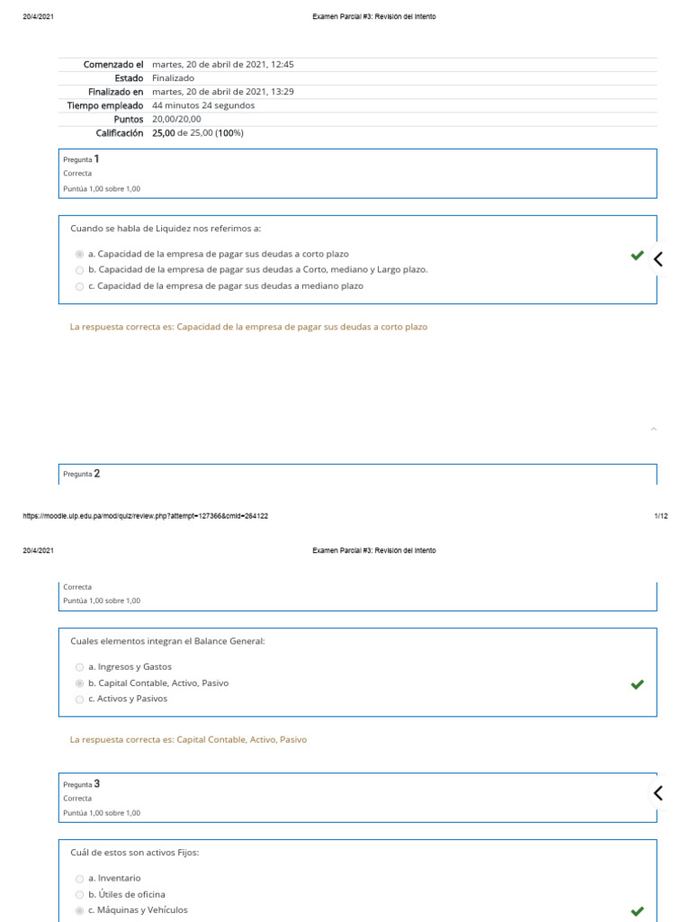 Examen Parcial #3 - Revisión Del Intento-1 | PDF