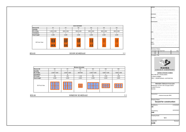 A.06 SCHEDULE WINDOWS_DOORS | PDF