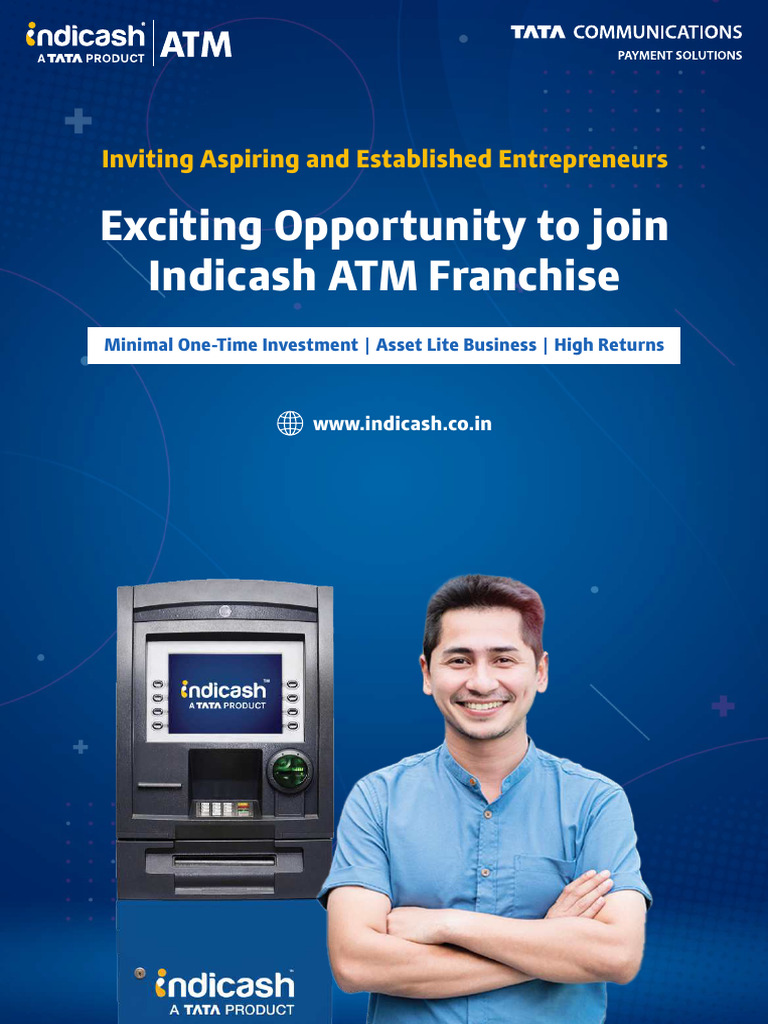 Indicash ATM Franchise Opportunity | PDF | Franchising | Cash