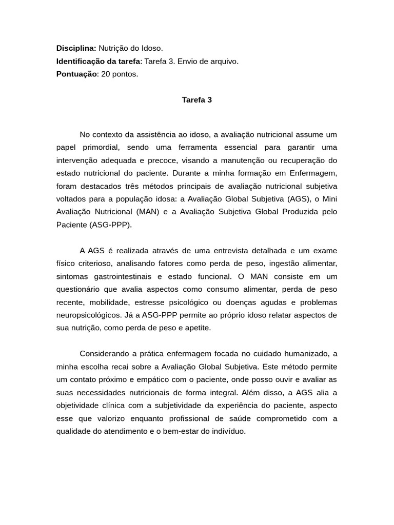 Tarefa 3 | PDF