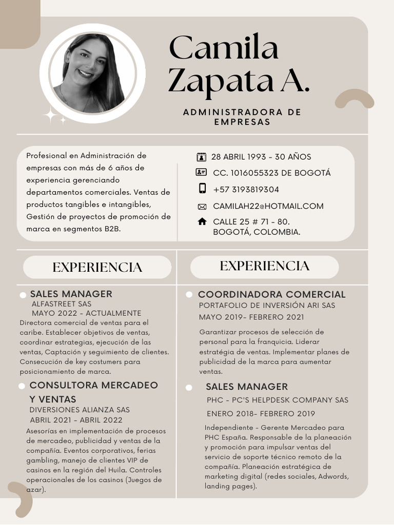 CV Camila Zapata | PDF