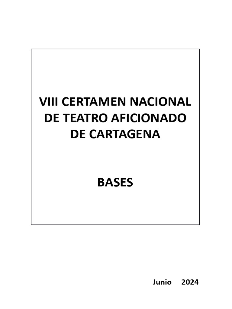 Bases - Certamen - RELLENO Apolo 2024 | PDF