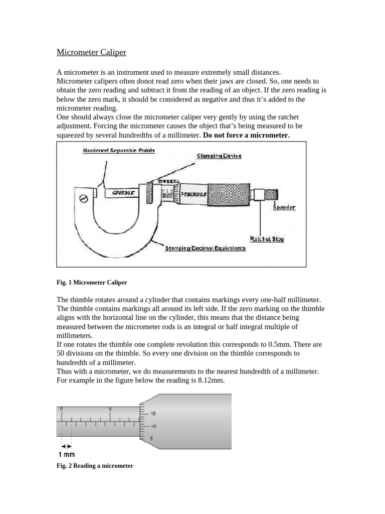 Micrometer_Calip | PDF