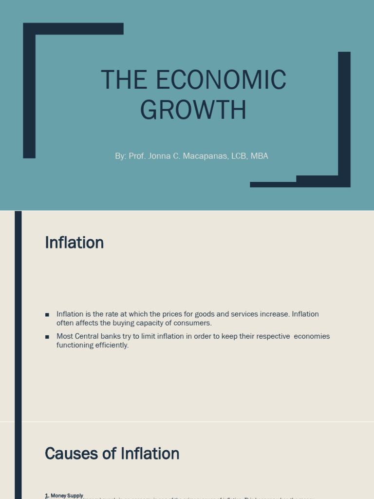 The Economic Growth.101 | PDF