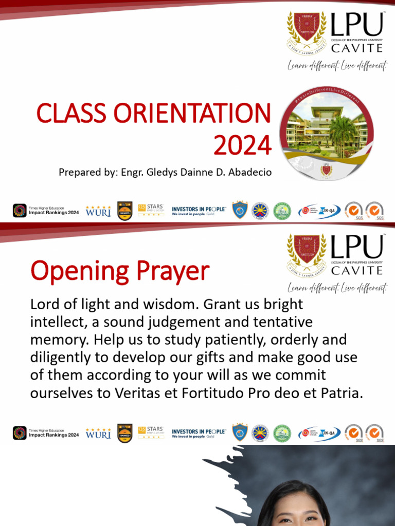 Class Orientation | PDF
