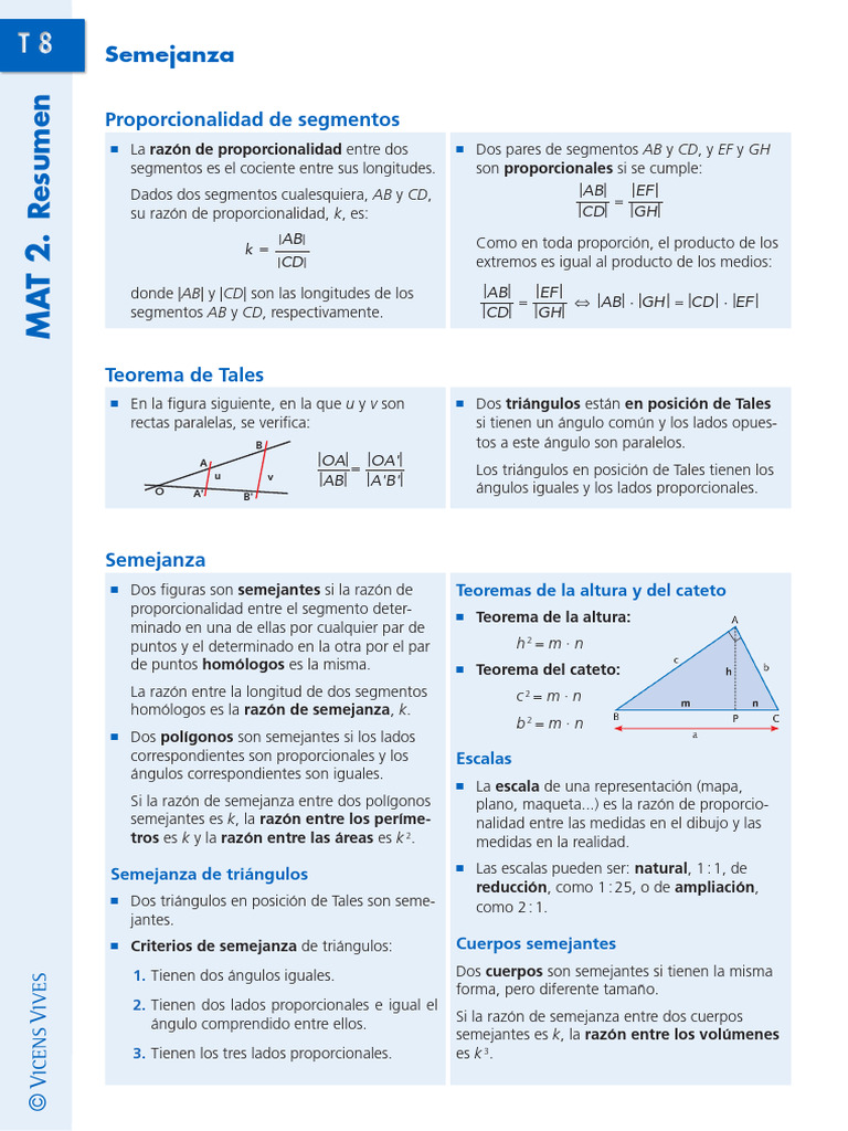 Resumen SEMEJANZA | PDF