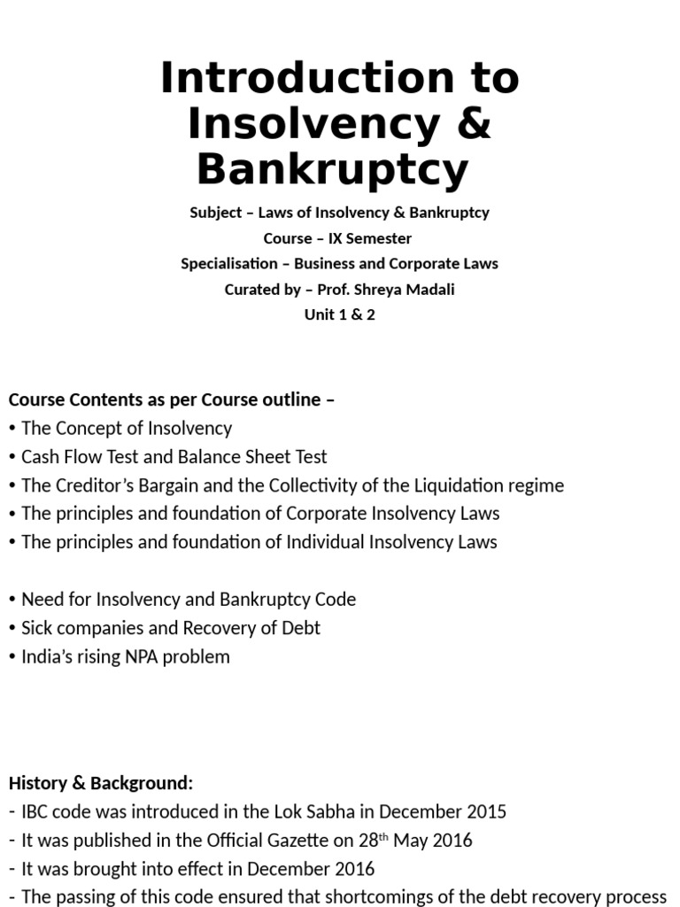 Unit 1 & 2 - IBC | PDF