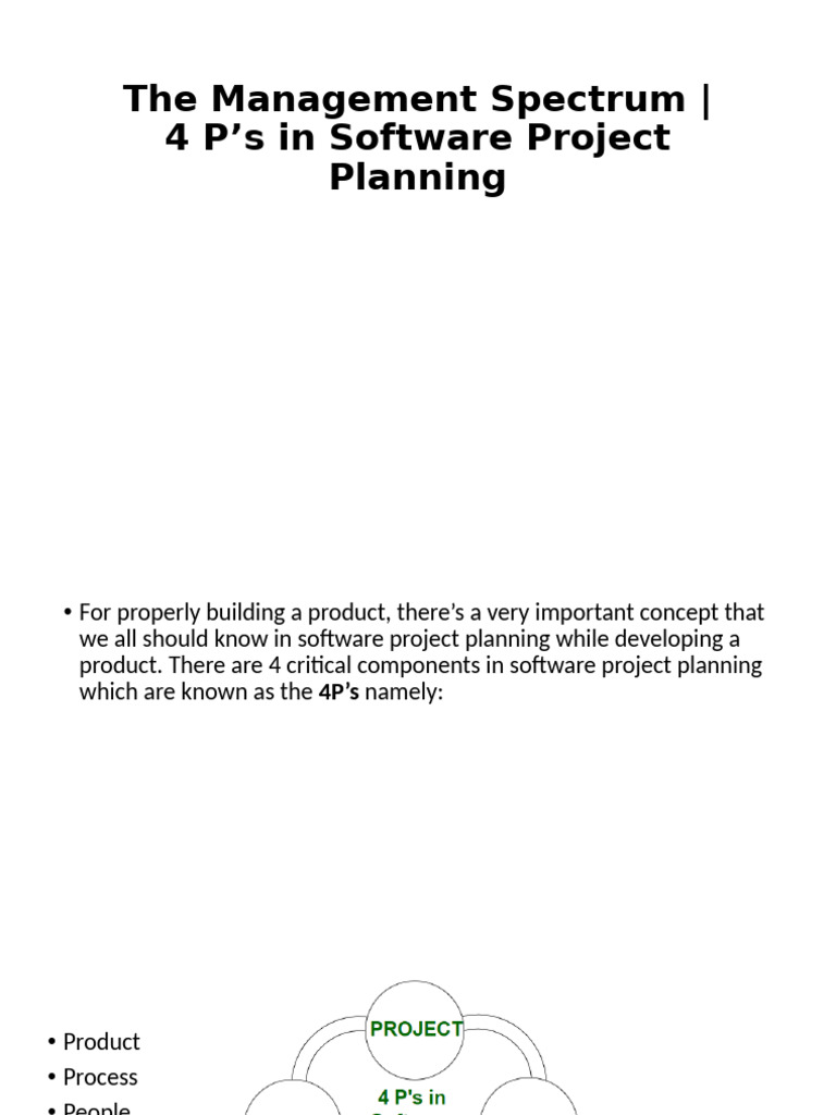 The Management Spectrum | PDF