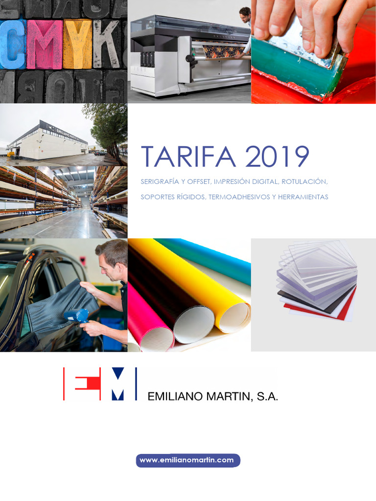 Tarifa 2019 Emiliano Martin | PDF