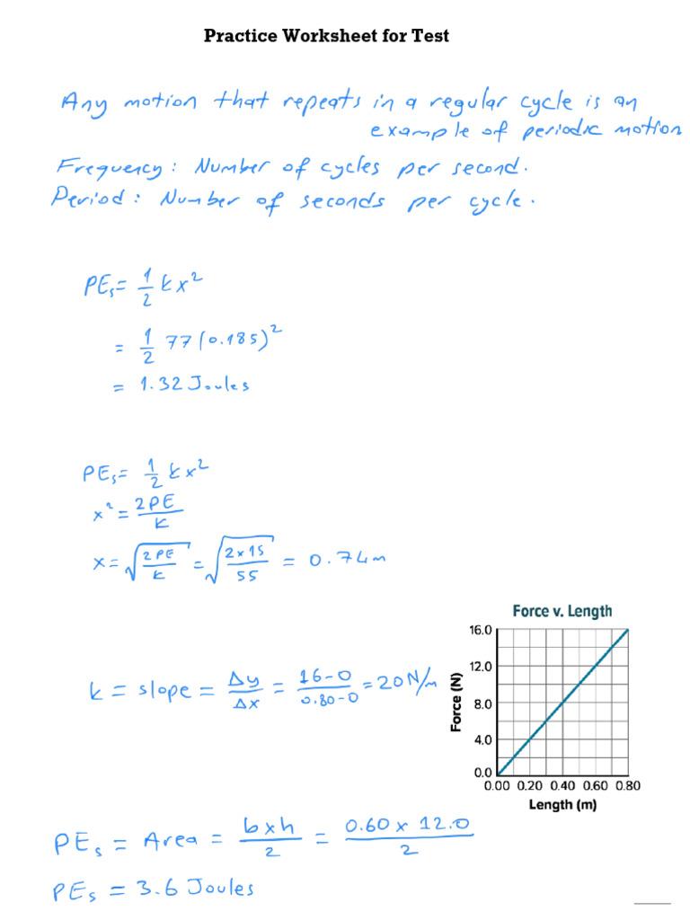 Practice Worksheet For Test - Sol | PDF