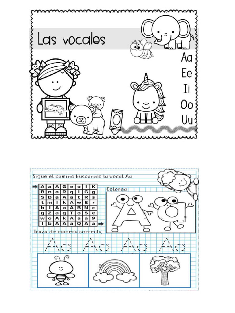 libro de las vocales carol | PDF