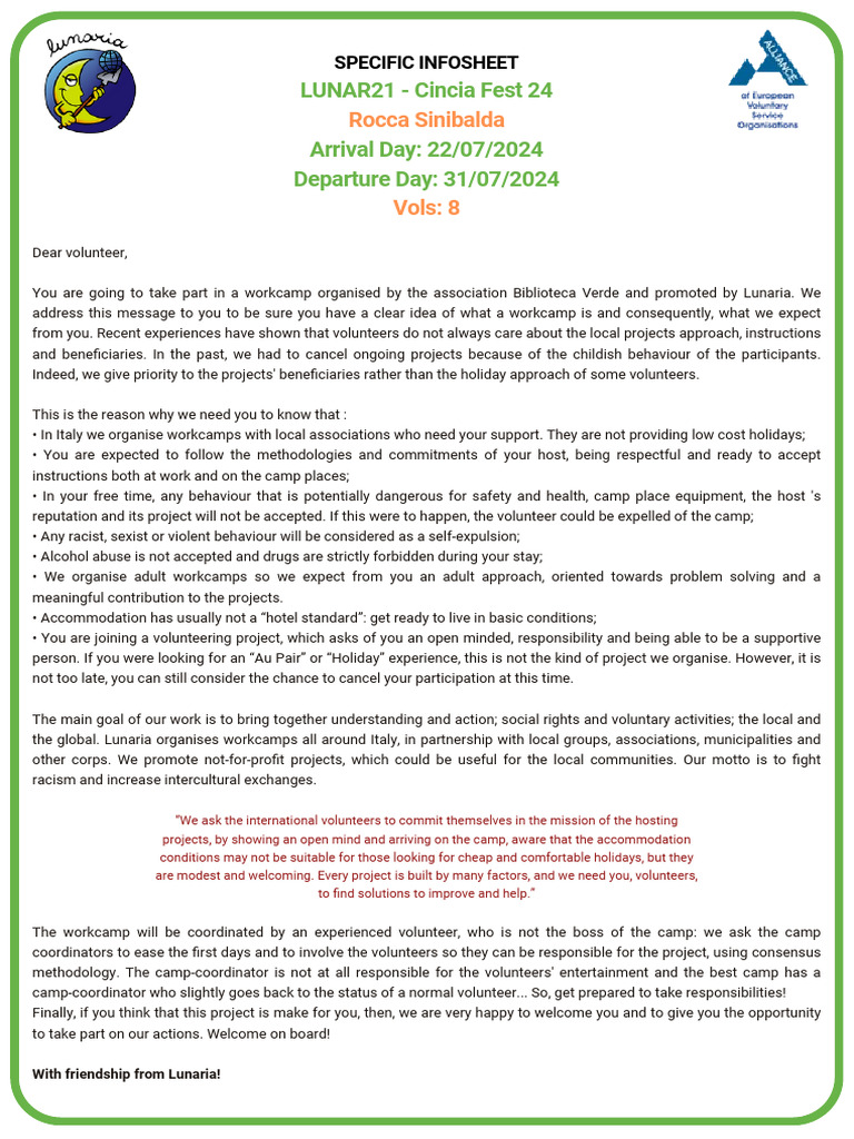 Lunar21 Cincia Fest Infosheet 2024 | PDF