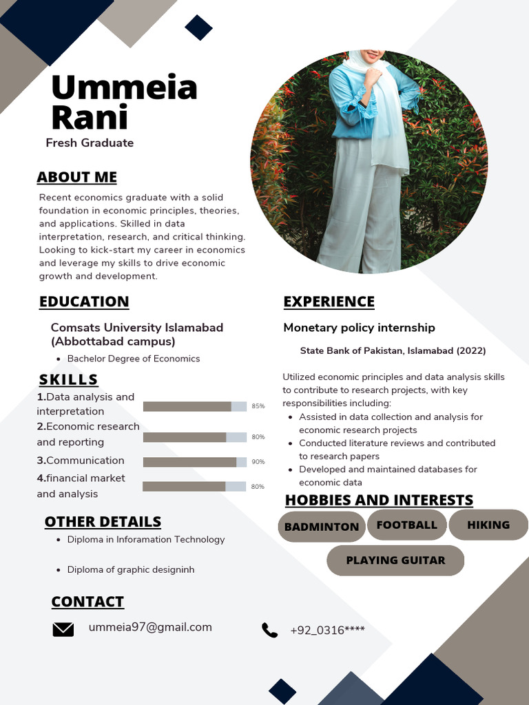 Yellow Modern Abstract Modern Resume | PDF