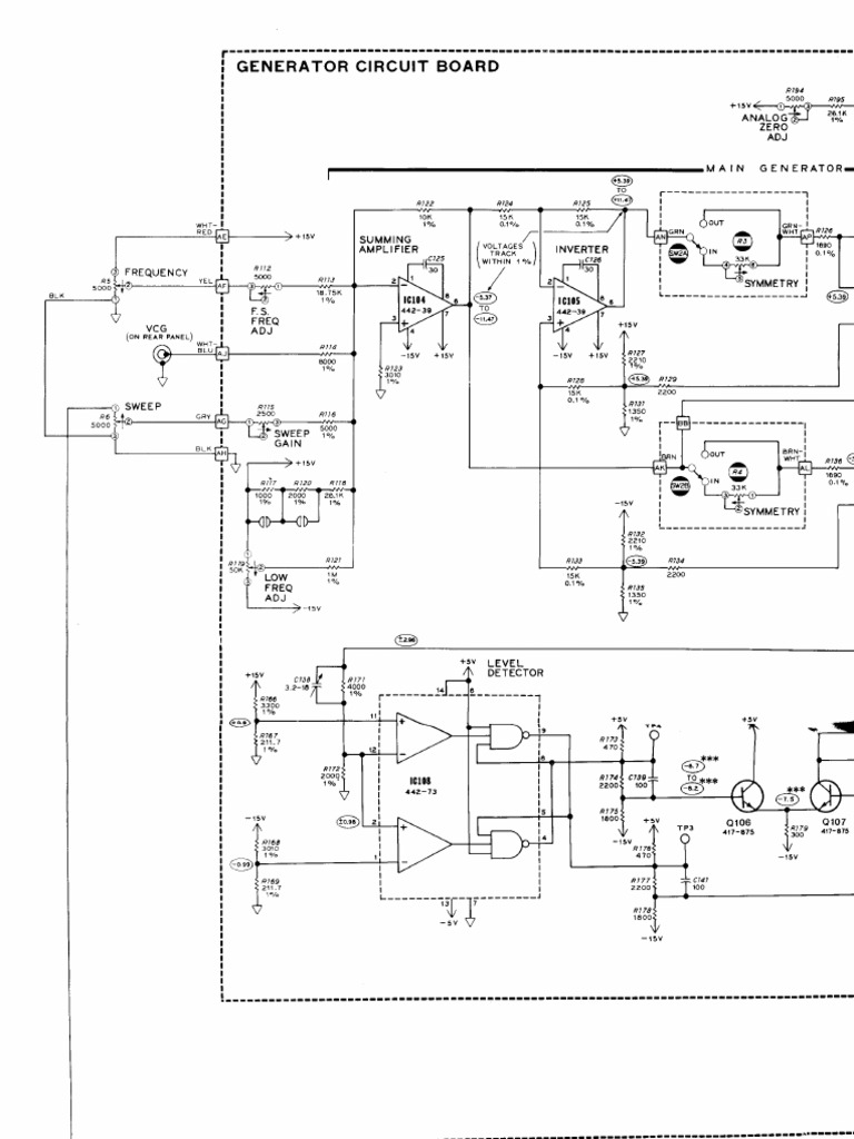 Heathkit IG-1275 Lin Log Sweep Generator Schematics | PDF