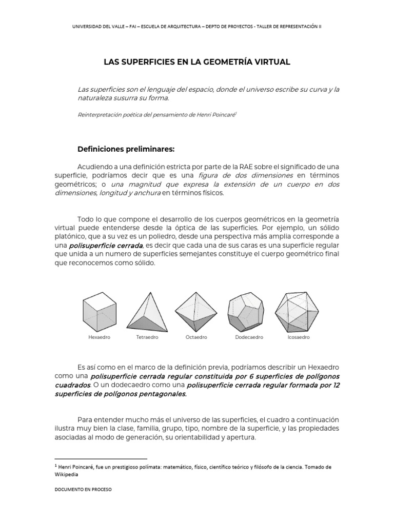 Superficies | PDF