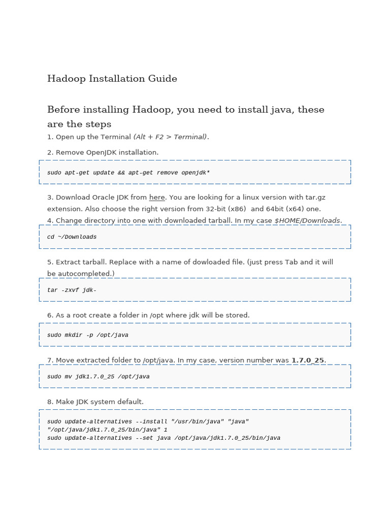 Lecture - 06 - BTN - 2024 - Hadoop Installation | PDF
