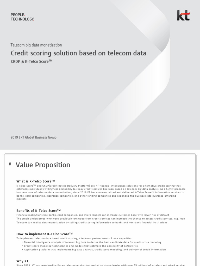 Score Telco KBank | PDF