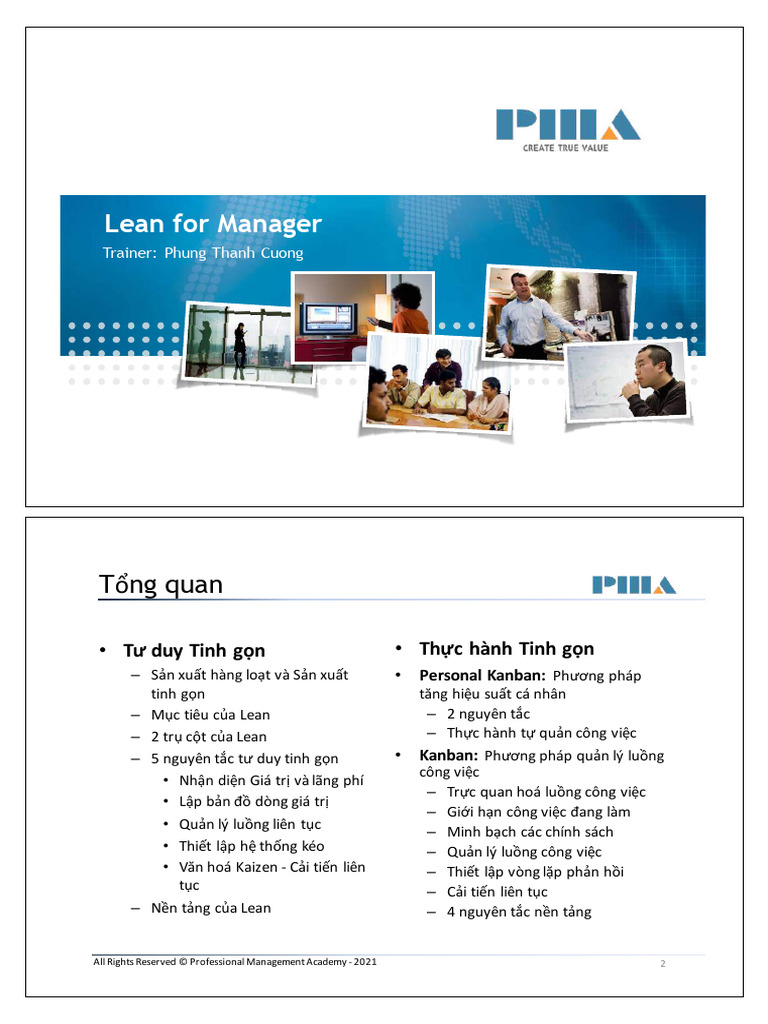 Lean For Manager - Handouts - Compressed | PDF