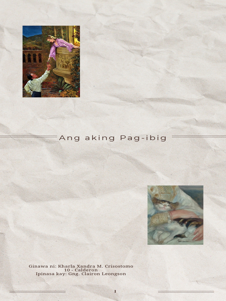 Ang Aking Pag-Ibig | PDF