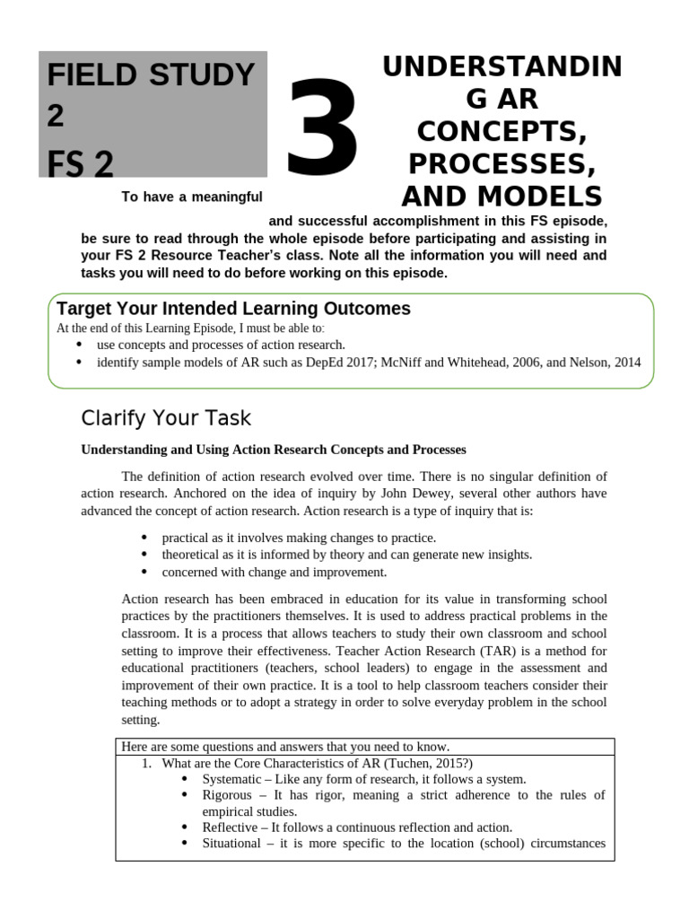 3 EpisodeField Study 2 Learning | PDF