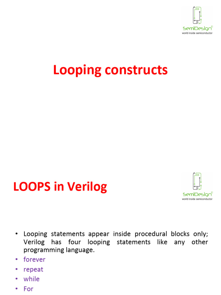8.verilog Loop | PDF