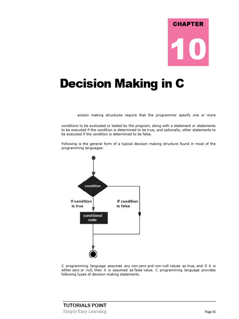 05 C Decision Making | PDF