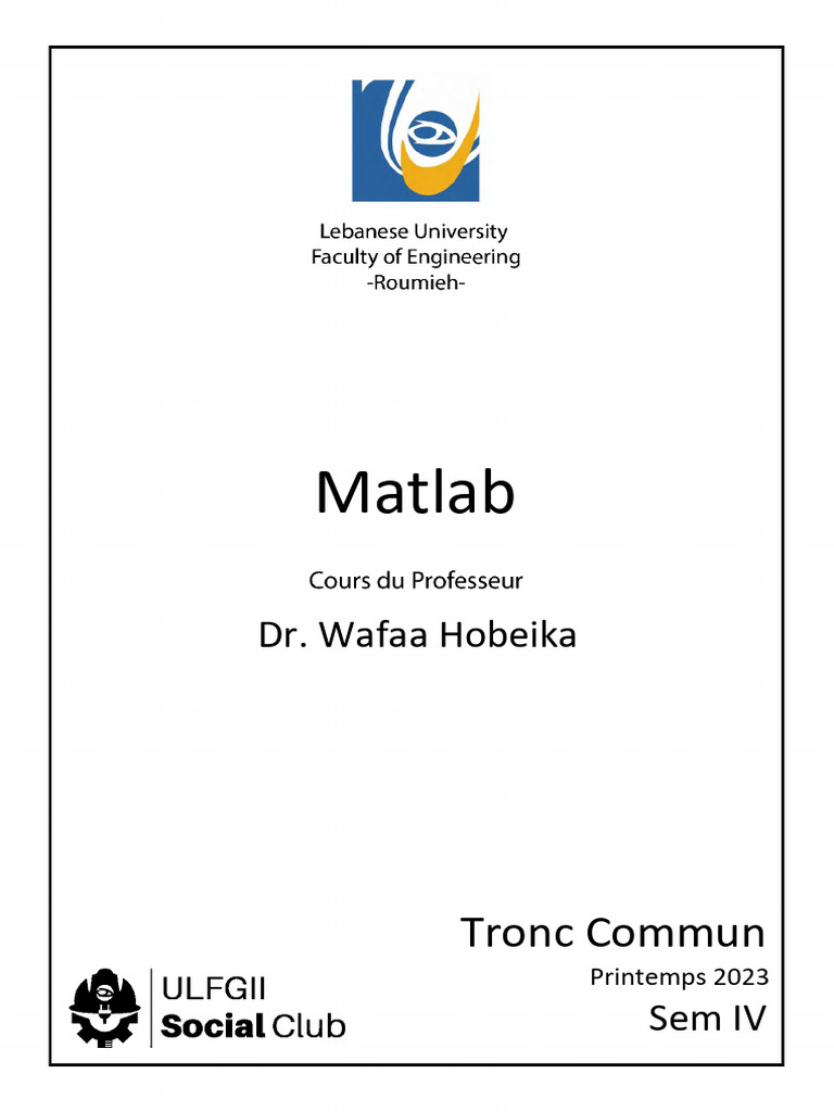 Matlab | PDF
