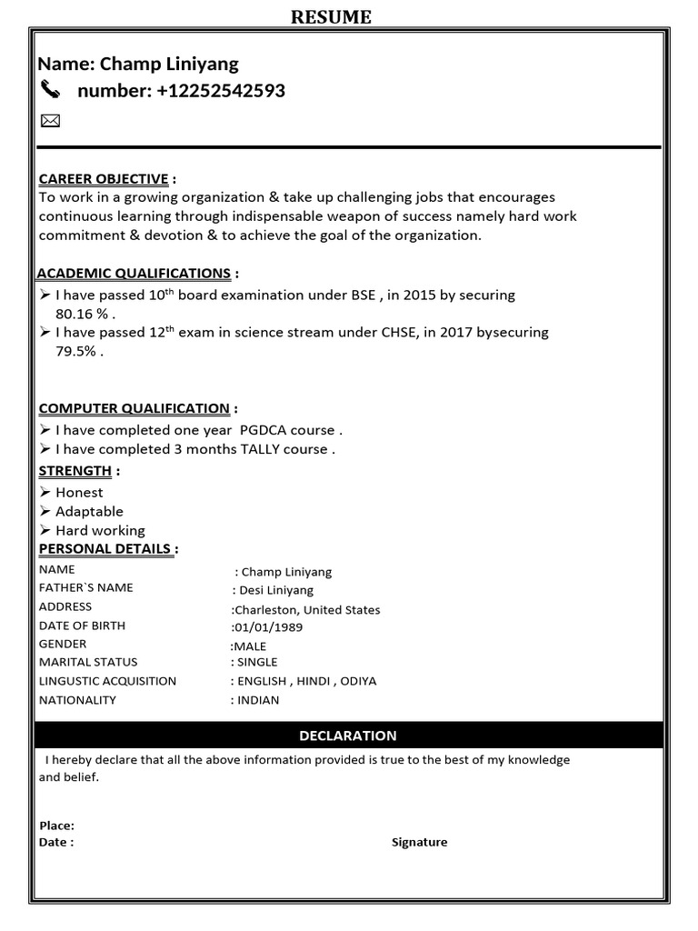 CV Sample (Useful) | PDF | Career & Growth | Sports & Recreation
