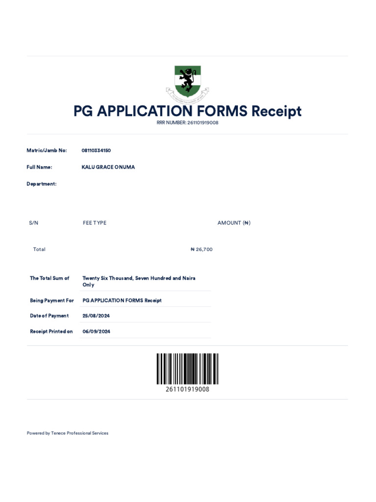 PG Registration Form | PDF