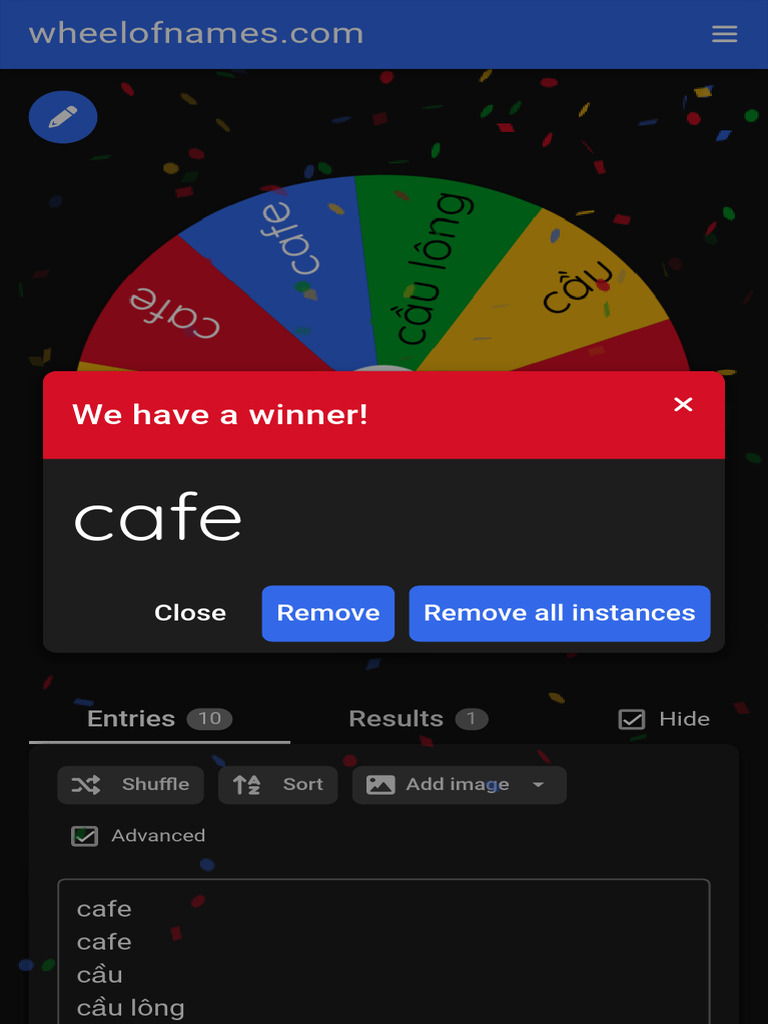 Wheel of Names Random Name Picker | PDF