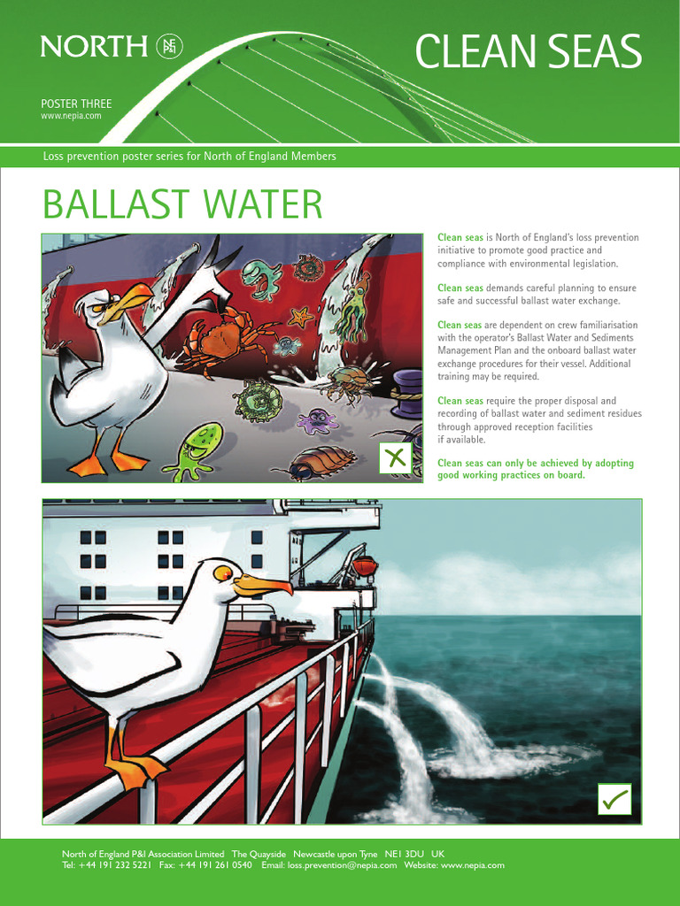 Posters Clean Seas Ballast Water | PDF