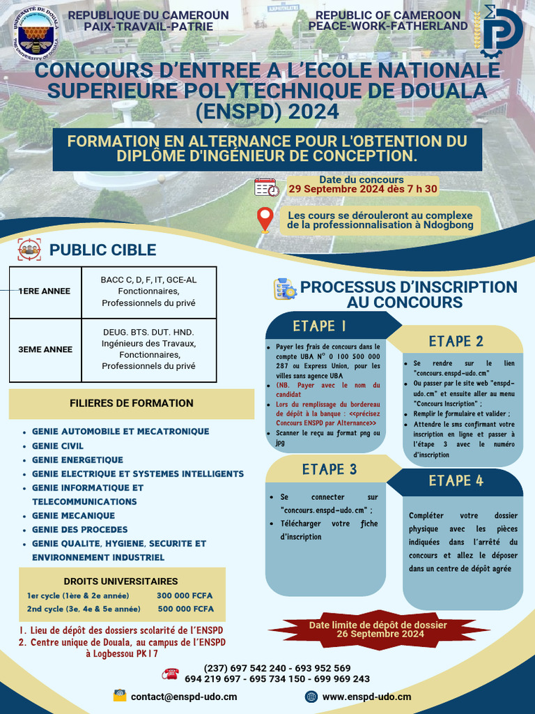 Prospectus Formation en Alternance ENSPD 2024 Francais | PDF