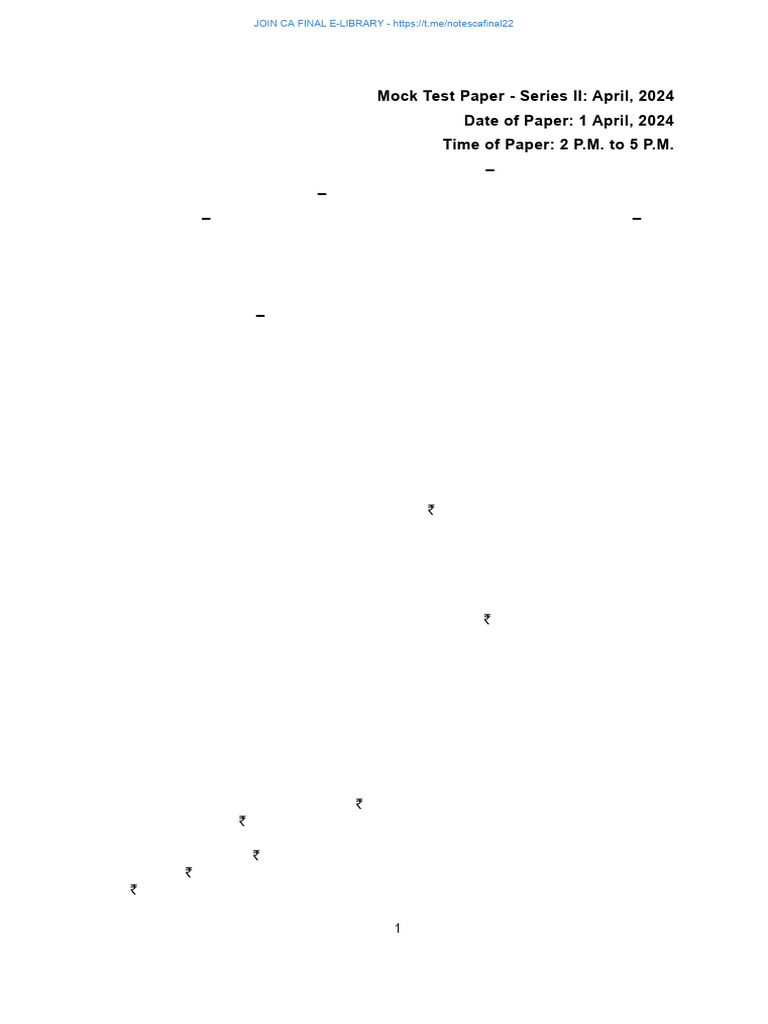 MTP Series 2 GRP 1 Complied | PDF