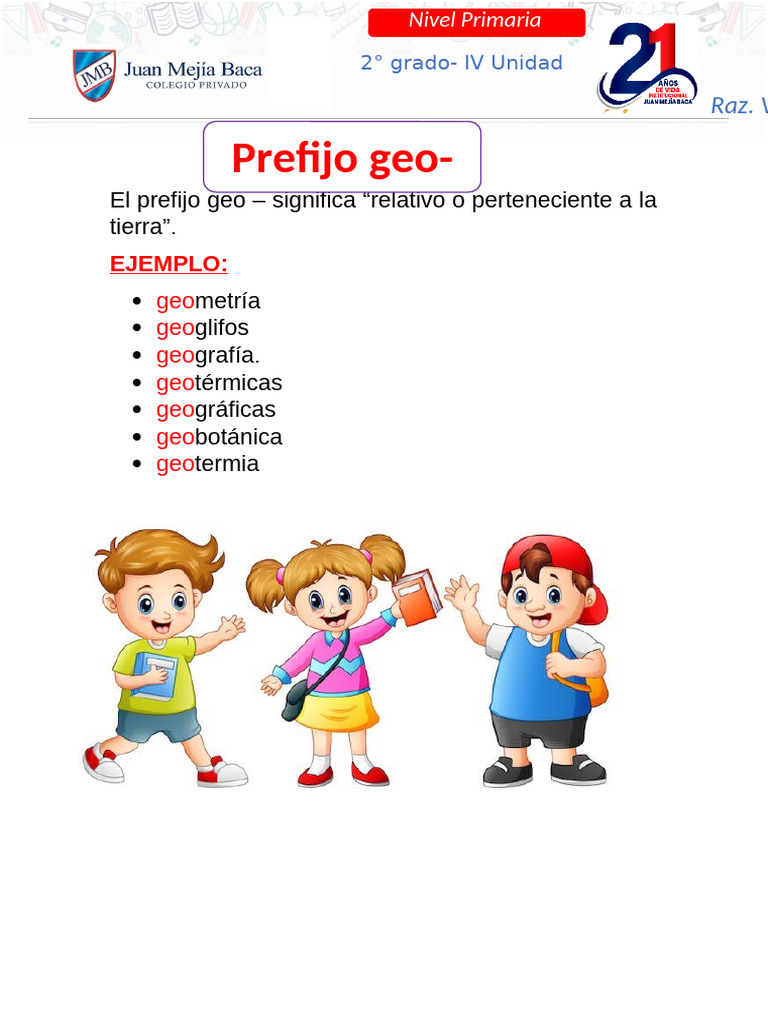 CLASE 3 PREFIJO GEO- RAZ. VERBAL | PDF
