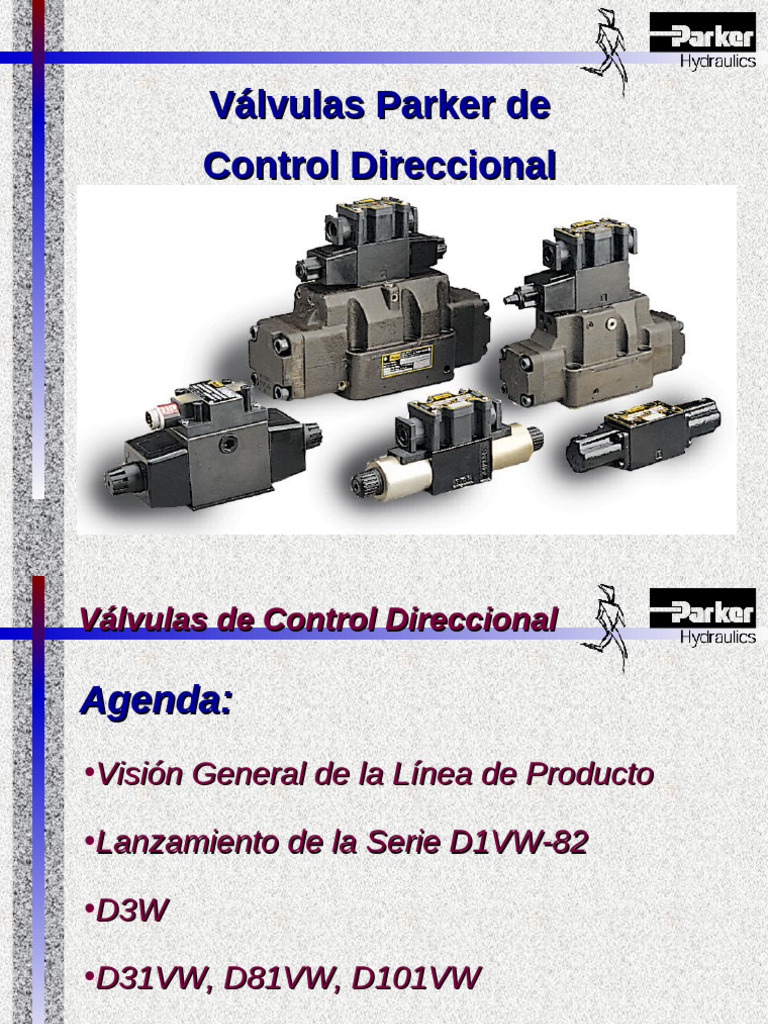 Válvulas Direccionales Parker: Catálogo y Modelos | PDF | Ingenieria ...