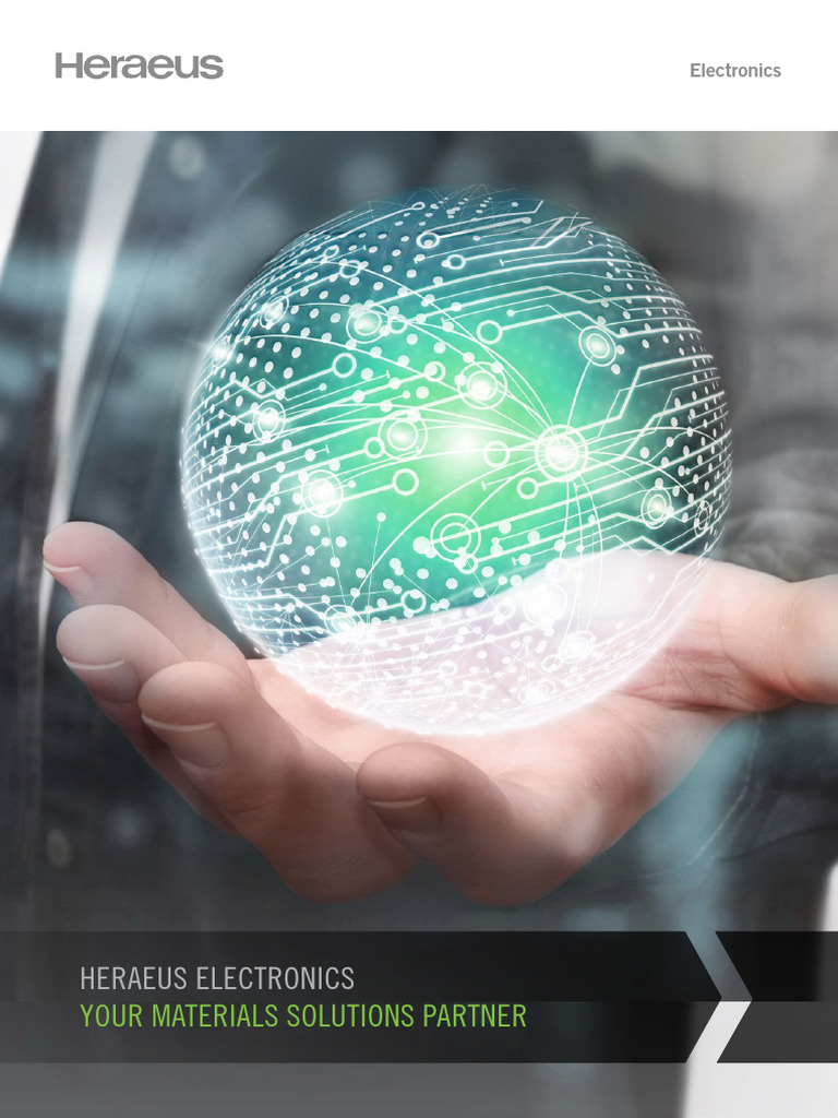 Brochure Heraeus Electronics ENG | PDF | Solder | Electronics