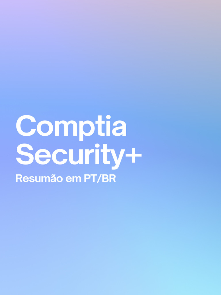 Security Plus PT | PDF